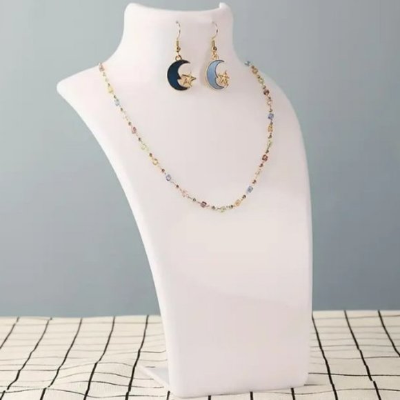 Beads & Findings | Accessories | Plastic Neck Earrings Necklace Display ...